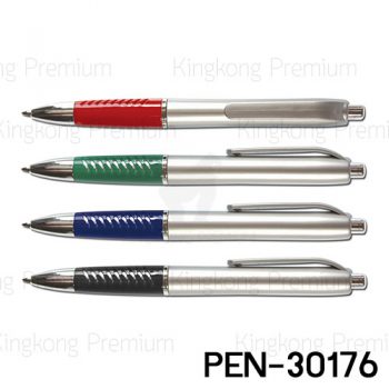 ปากกาพลาสติก รุ่น 30176 - ของพรีเมี่ยม บริษัทรับทำของสกรีนโลโก้